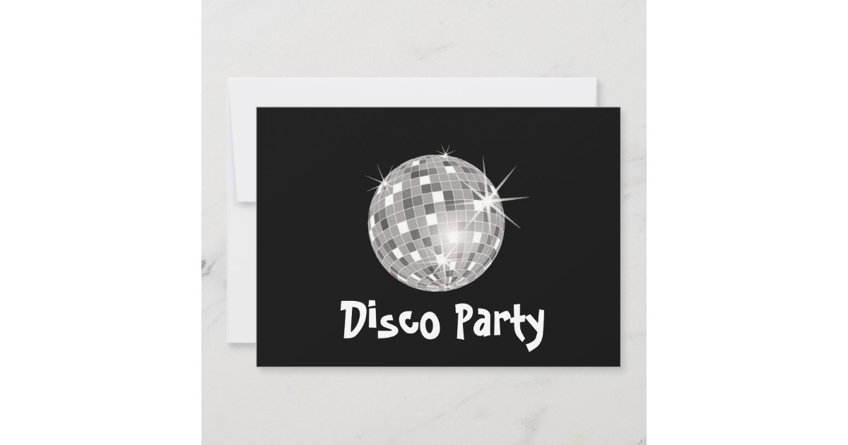 Disco Party invitation | Zazzle