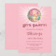 Disco party pink birthday invitation | Zazzle