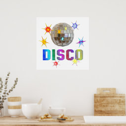 DISCO POSTER | Zazzle