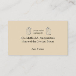 Discordian Mome Card (Ladies version of Pope Card) | Zazzle