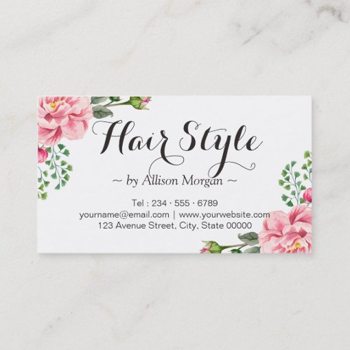 Discount Coupon Card For Hair Style Beauty Salon | Zazzle