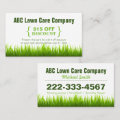 Discount Coupon Lawn Care Landscaping Gift Card | Zazzle