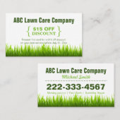 Discount Coupon Lawn Care Landscaping Gift Card | Zazzle