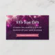 Discount Coupon Loyalty Card Pink Glitter Sparkles | Zazzle
