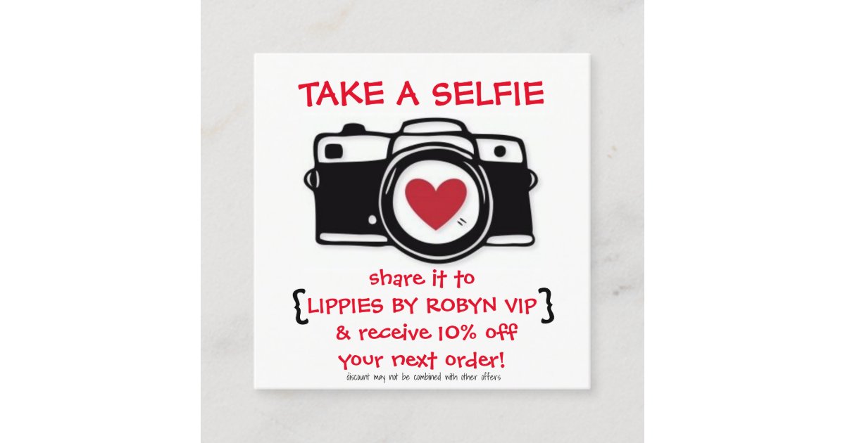 Discount Selfie Card - Photo Card - Discounts | Zazzle
