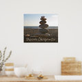 Discover Chiropractic Balanced Rocks Poster | Zazzle