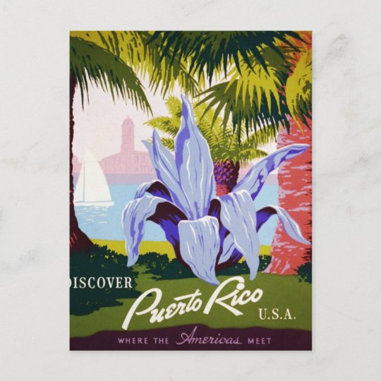 Discover Puerto Rico Postcard | Zazzle.com