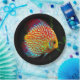 Discus aquarium fish dinner paper plate | Zazzle