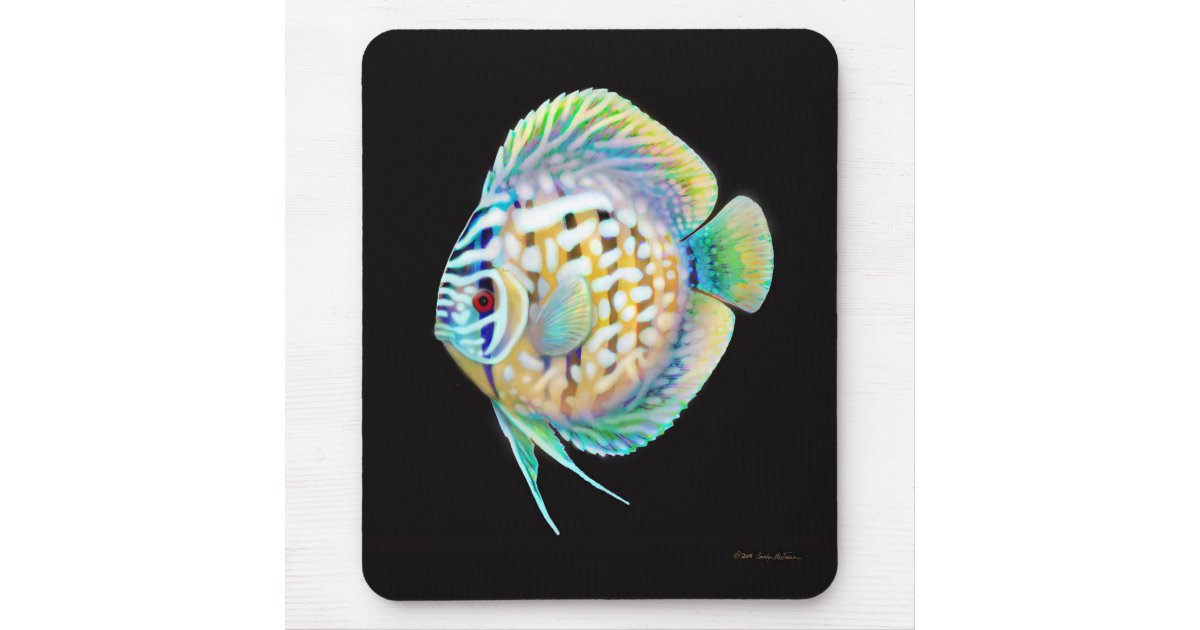 Discus Aquarium Fish Mousepad | Zazzle