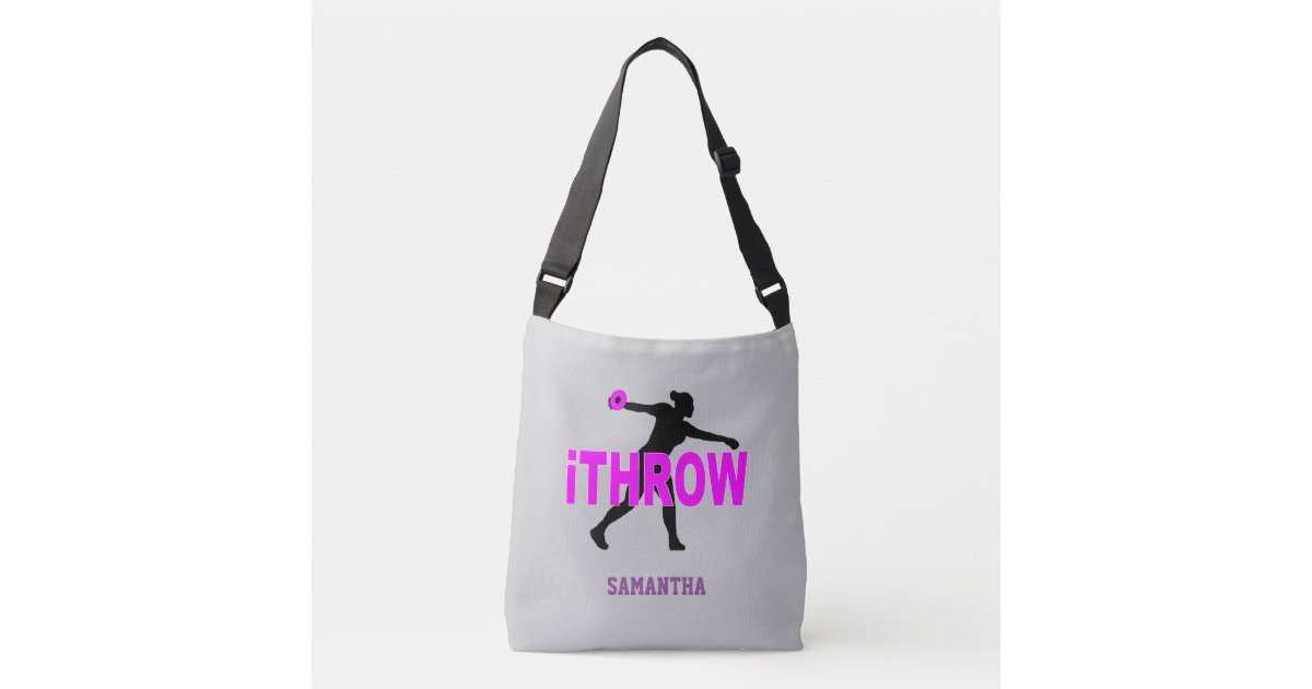 Discus Track Thrower Cross Body Bag | Zazzle