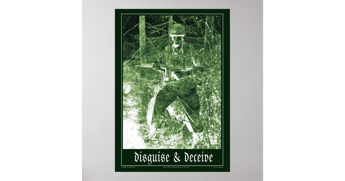 disguise and deceive poster | Zazzle