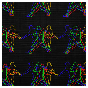 Disc Golf Driving sequence. Fabric | Zazzle