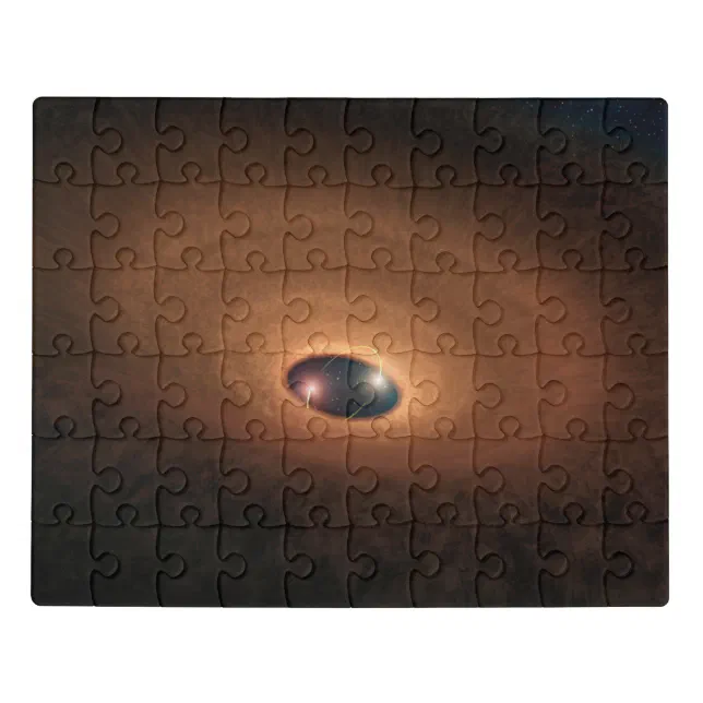 Disk Of Dusty Material Leftover From Star Forming Jigsaw Puzzle | Zazzle