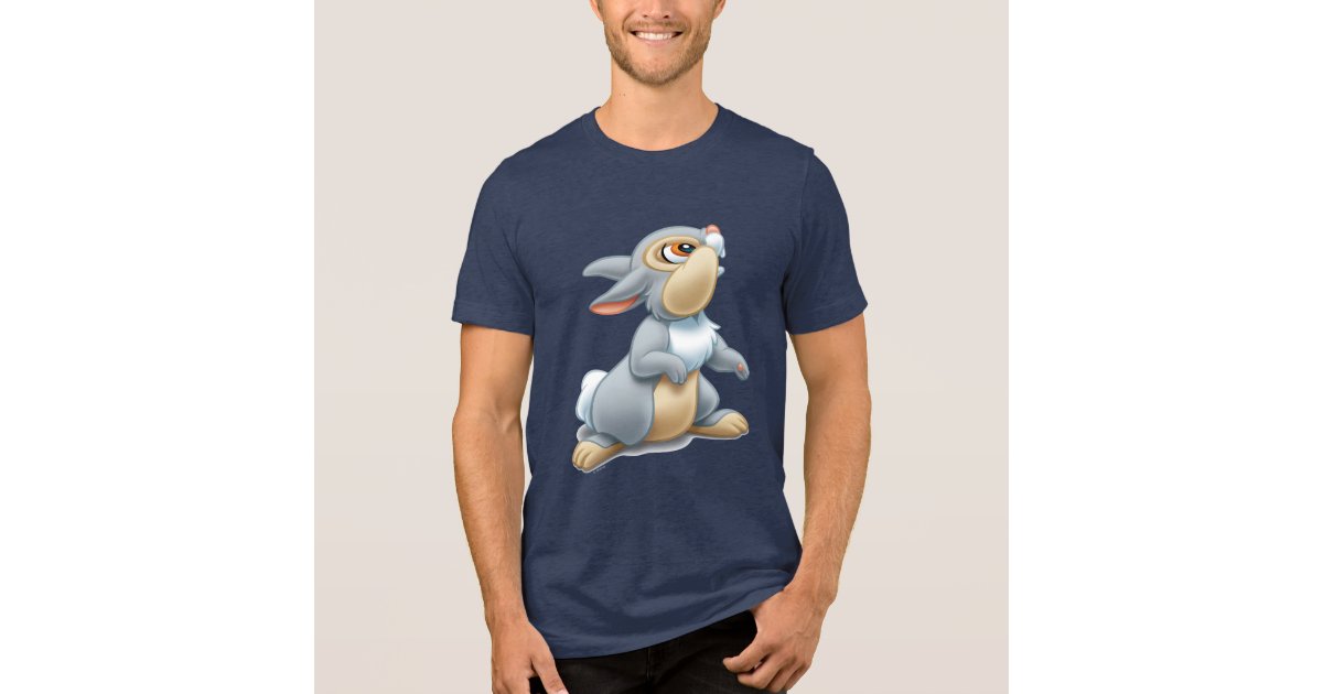 Disney Bambi Thumper sitting Tri-Blend Shirt | Zazzle