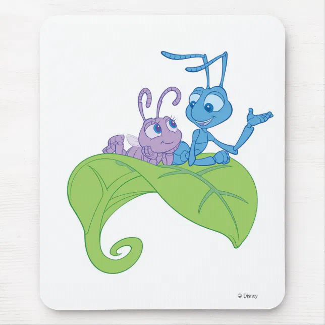 Disney Bug's Life Princess Dot and Flik Mouse Pad | Zazzle