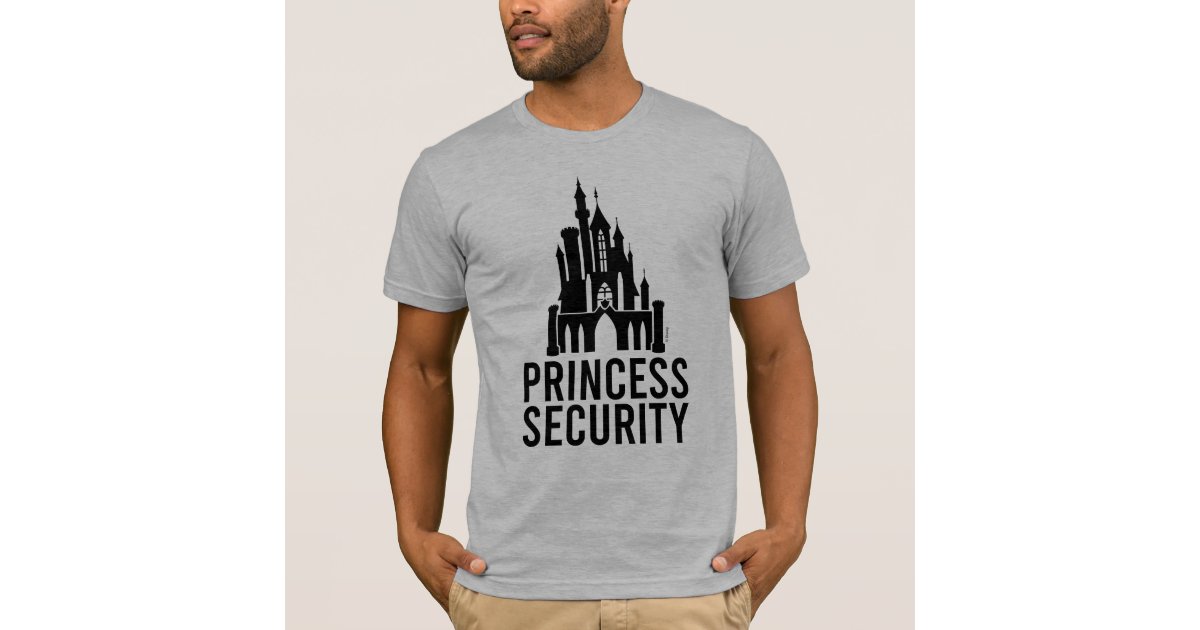 Disney Castle Badge | Princess Security T-Shirt | Zazzle