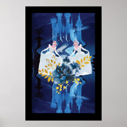 Disney Cinderella Castle Reflection Poster | Zazzle