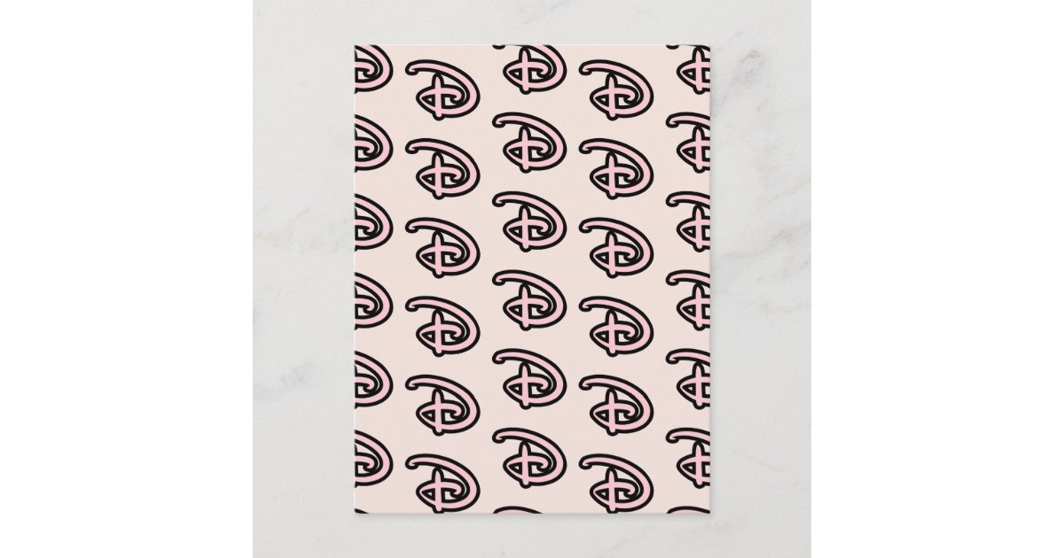 Disney D Logo Postcard | Zazzle