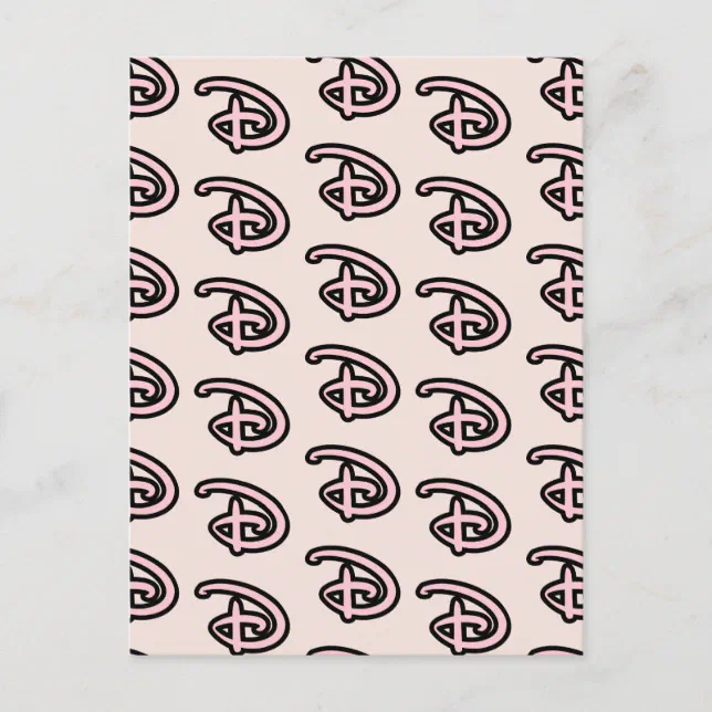 Disney D Logo Postcard | Zazzle
