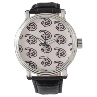 Disney D Logo Watch | Zazzle