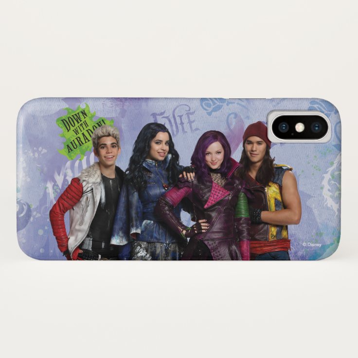 Disney Descendants | Down With Auradon Case-Mate iPhone Case | Zazzle