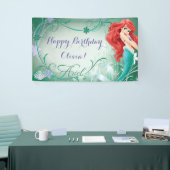 Disney Frozen Ariel Birthday Banner | Zazzle