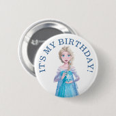 Disney Frozen Elsa Birthday Button | Zazzle