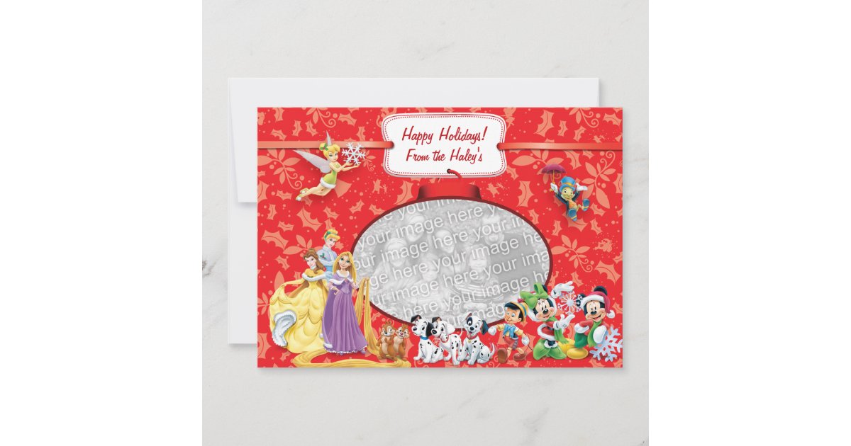 Disney: Holiday Card | Zazzle