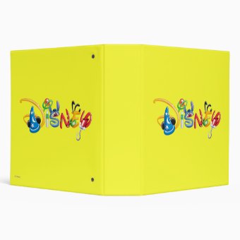 Disney Logo | Boy Characters 3 Ring Binder | Zazzle