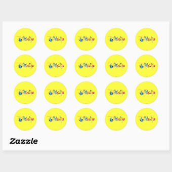 Disney Logo | Boy Characters Classic Round Sticker | Zazzle