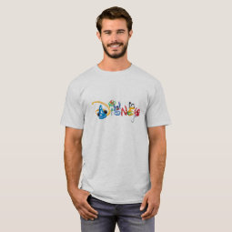 Disney Logo | Boy Characters T-Shirt | Zazzle