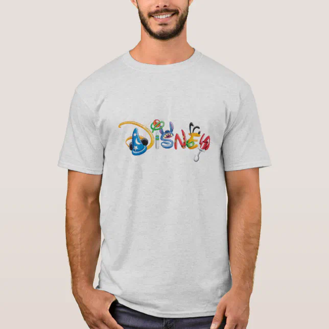 Disney Logo | Boy Characters T-Shirt | Zazzle