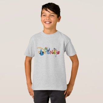 Disney Logo | Boy Characters T-Shirt | Zazzle
