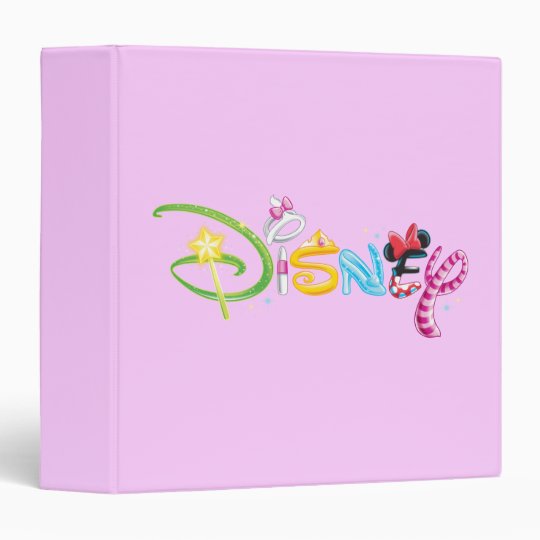 Disney Logo | Girl Characters Binder | Zazzle.com
