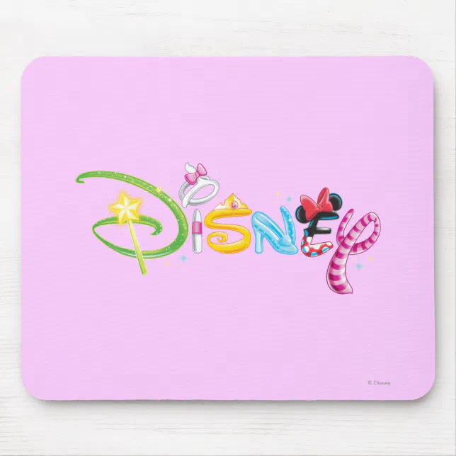 Disney Logo | Girl Characters Mouse Pad | Zazzle