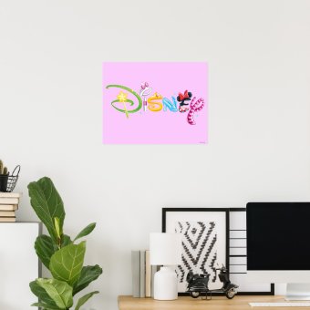 Disney Logo | Girl Characters Poster | Zazzle