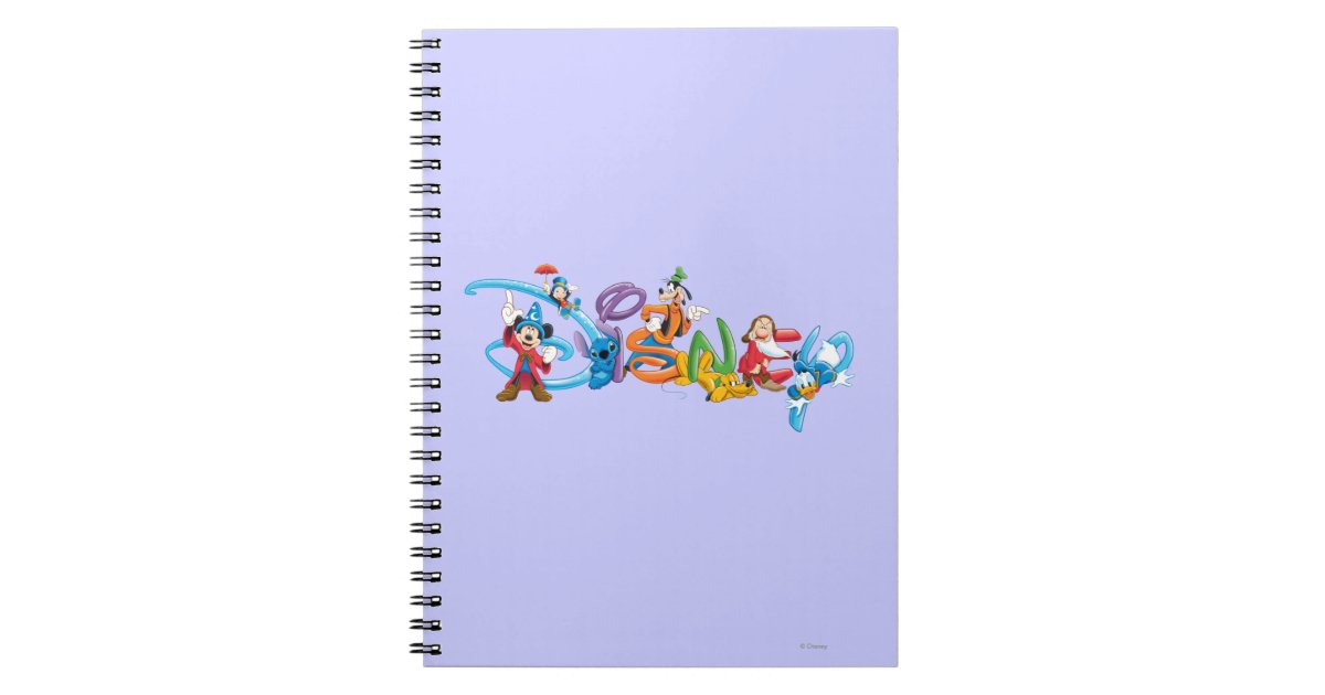 Disney Logo | Mickey and Friends Notebook | Zazzle