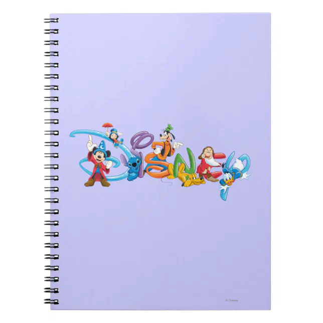 Disney Logo | Mickey and Friends Notebook | Zazzle