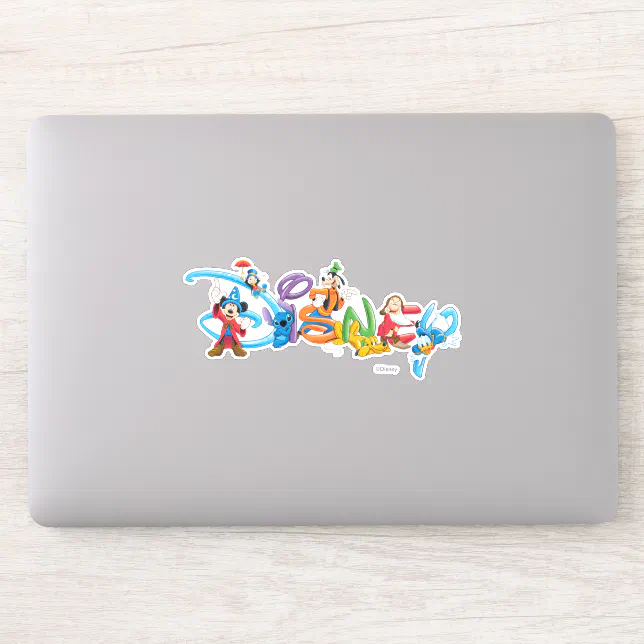 Disney Logo | Mickey and Friends Sticker | Zazzle