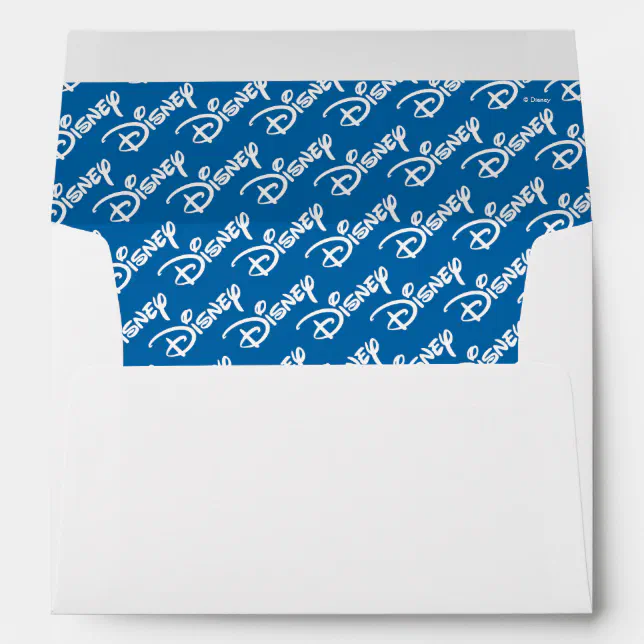 Disney Logo Pattern Envelope | Zazzle