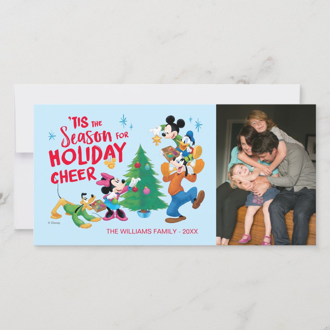 Disney | Mickey & Friends - Holiday Cheer Photo | Zazzle