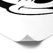 Disney Mickey Mouse Winking Face Poster | Zazzle