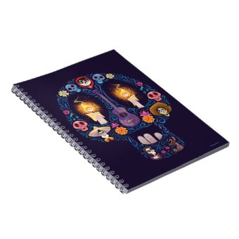 Disney Pixar Coco | Character Sugar Skull Notebook | Zazzle