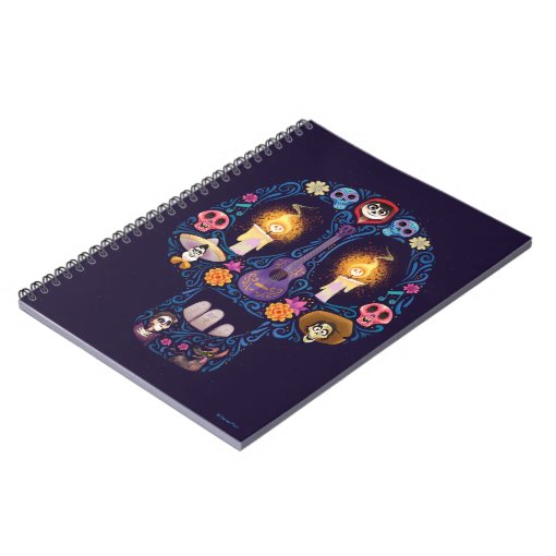 Disney Pixar Coco | Character Sugar Skull Notebook | Zazzle