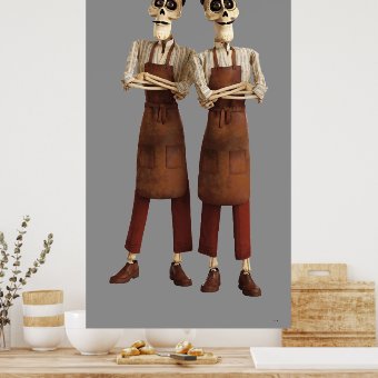 Disney Pixar Coco | Cool Twin Skeletons Poster | Zazzle