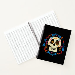 Disney Pixar Coco | Gothic Sugar Skull Notebook | Zazzle