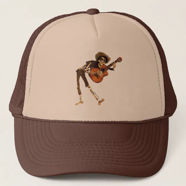 Disney Pixar Coco | Hector | Playing Guitar Trucker Hat | Zazzle