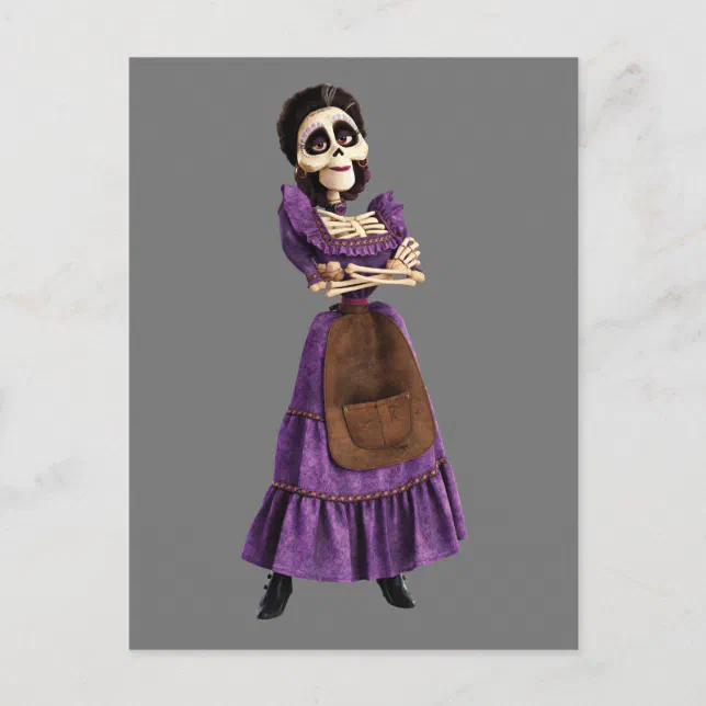 Disney Pixar Coco | Imelda | Skeleton Grandmother Postcard | Zazzle