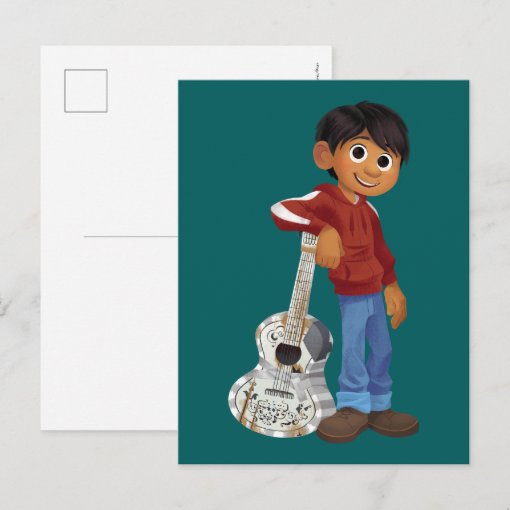 Disney Pixar Coco | Miguel | Cool Musician Postcard | Zazzle