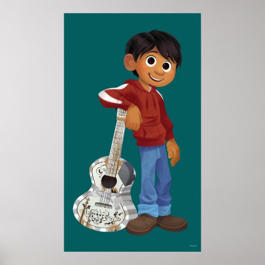 Disney Pixar Coco | Miguel | Cool Musician Poster | Zazzle.com
